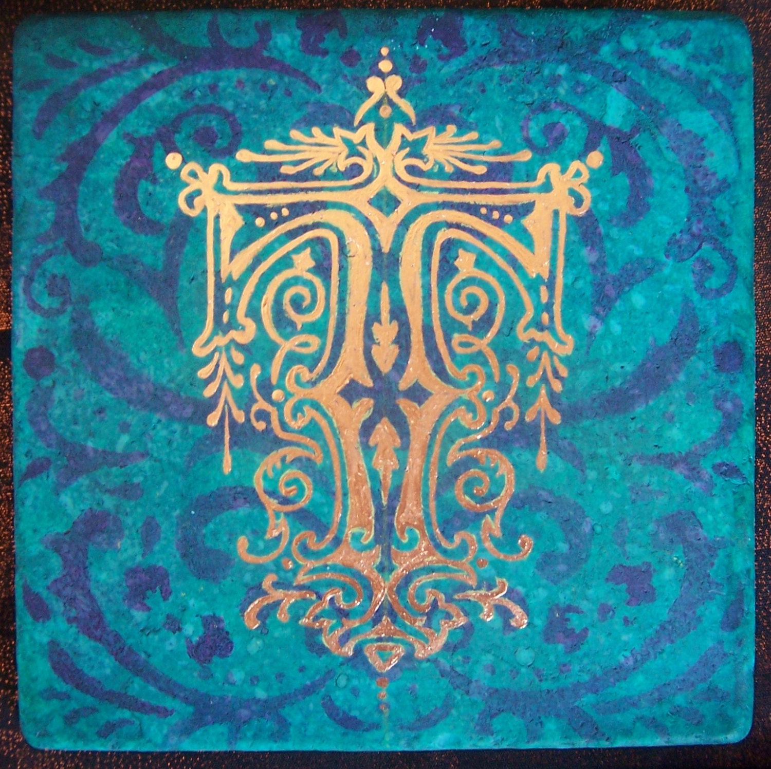 Monogram T Letter | Etsy