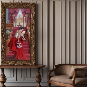 Art Print on Canvas, Gone With the Wind, Rhett Butler, Scarlet O'hara ...