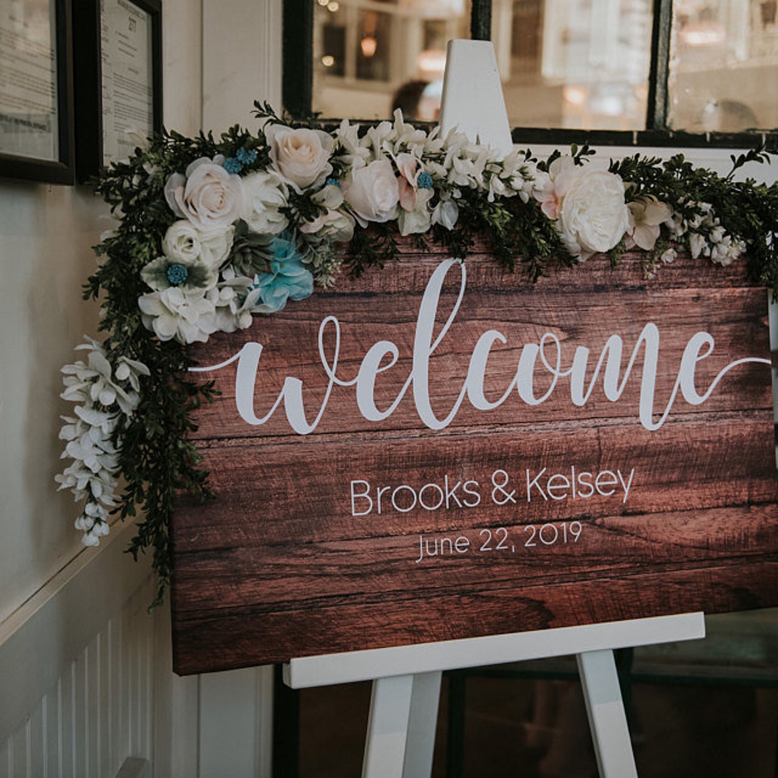 Rustic Wedding Welcome Sign Wood Rustic Wood Wedding Sign | Etsy Canada
