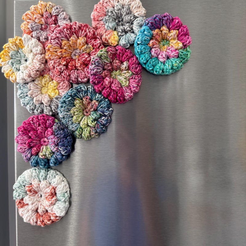 Crocheted Magnets - Etsy