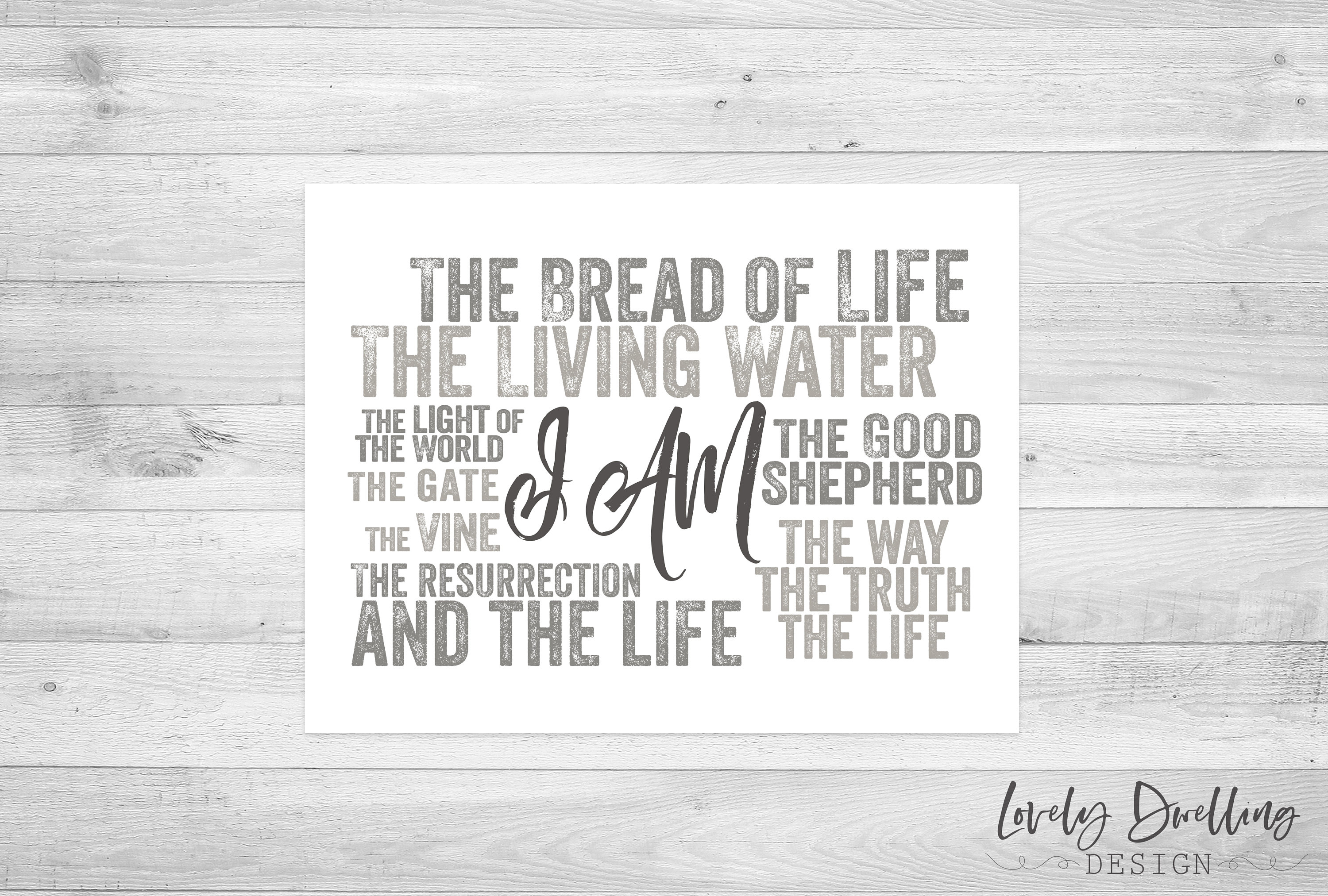 Jesus I AM the Bread of Life the Living Water Statements Book of John ...