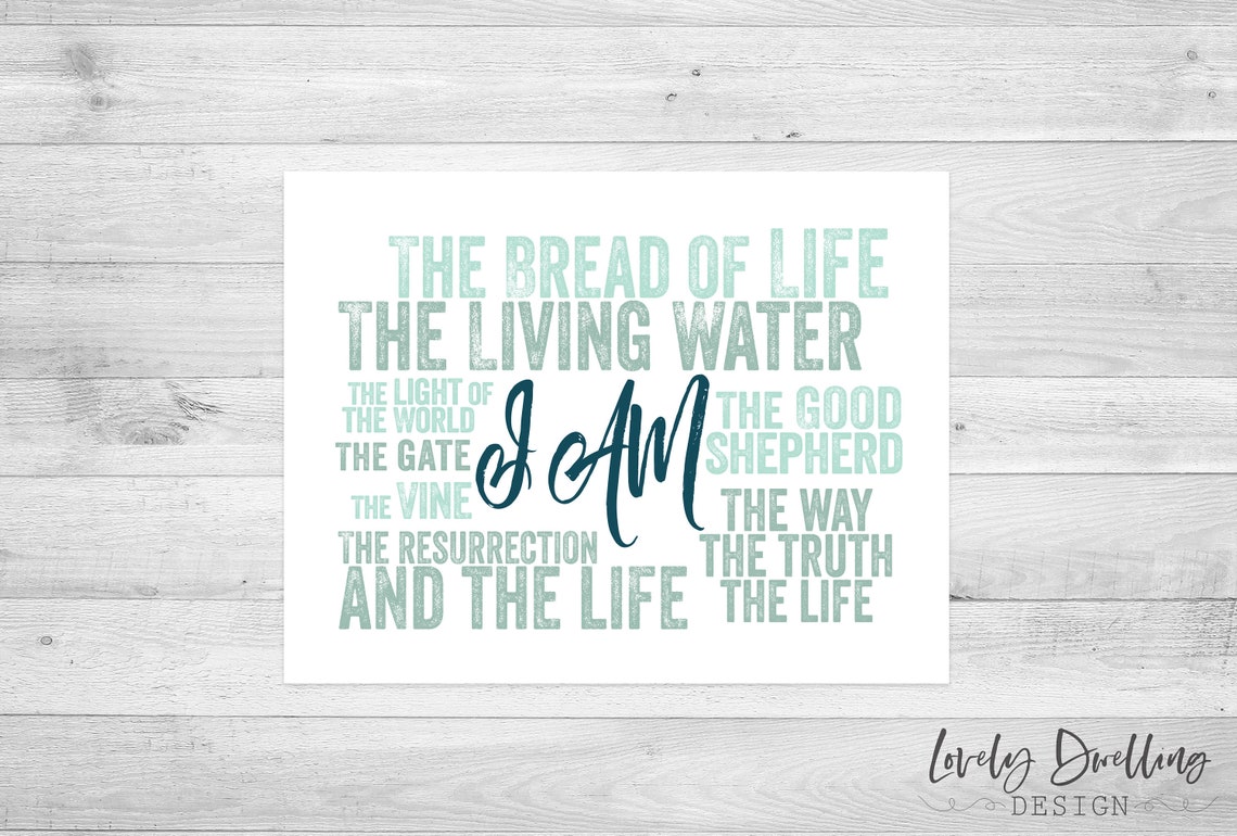 Jesus I AM the Bread of Life the Living Water Statements Book of John ...