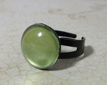 Chartreuse Ring | Etsy