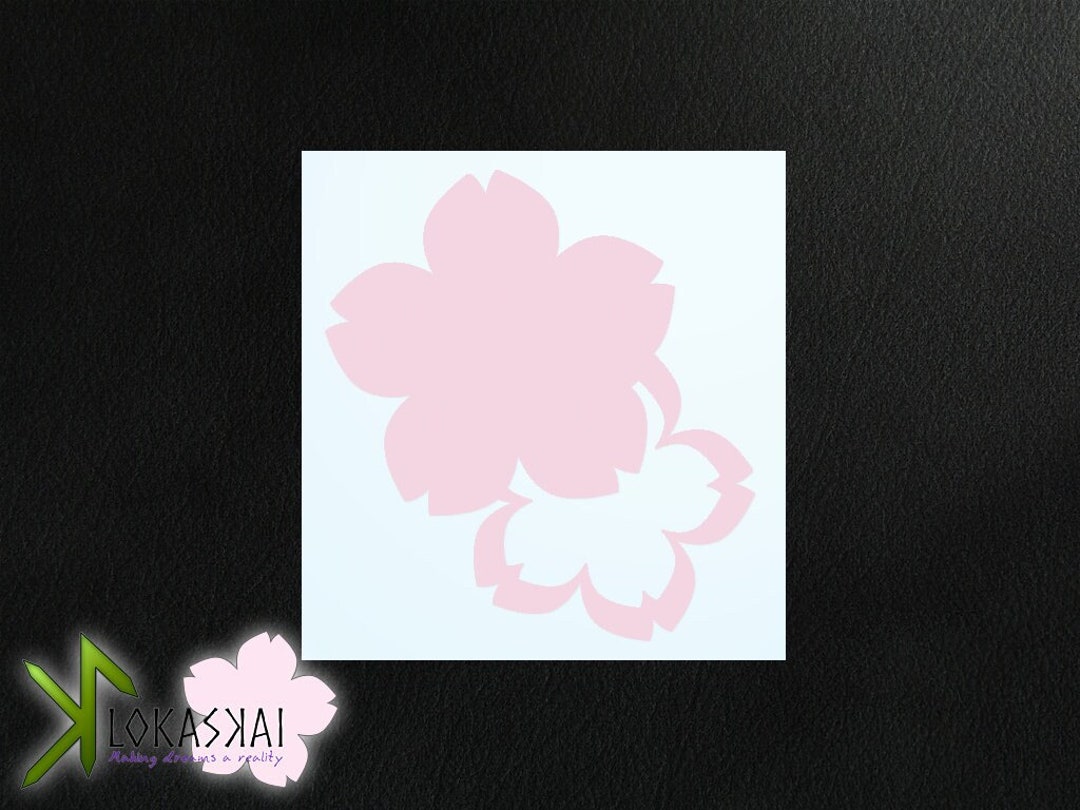 Vinyl Decal - Sakura Duo - Etsy