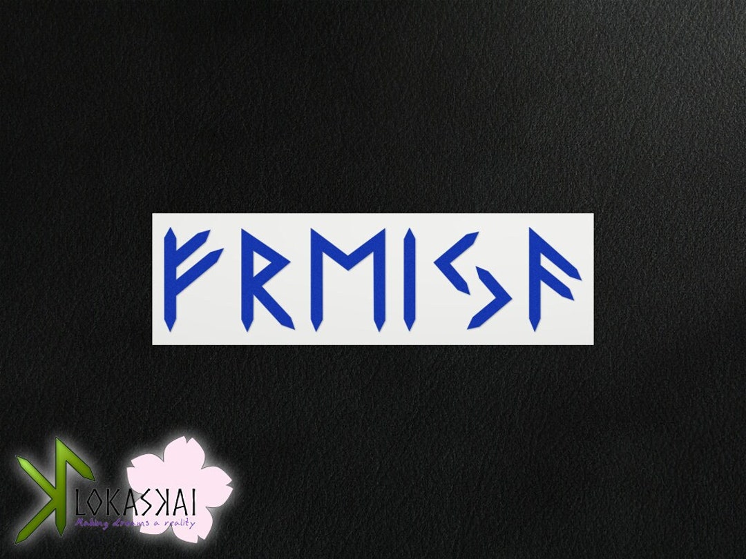 Vinyl Decal - Freija / Freya in Runes - Etsy