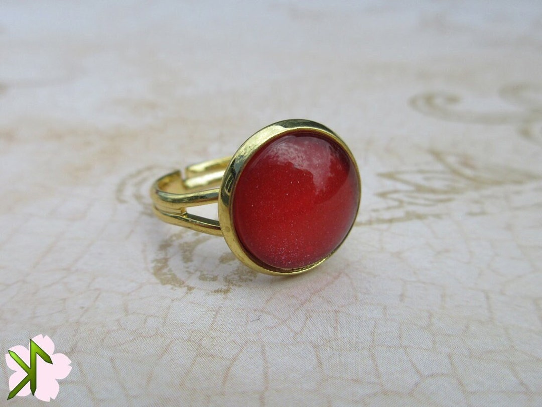 Magic Ring for Cosplay and LARP - Red and Gold - Etsy