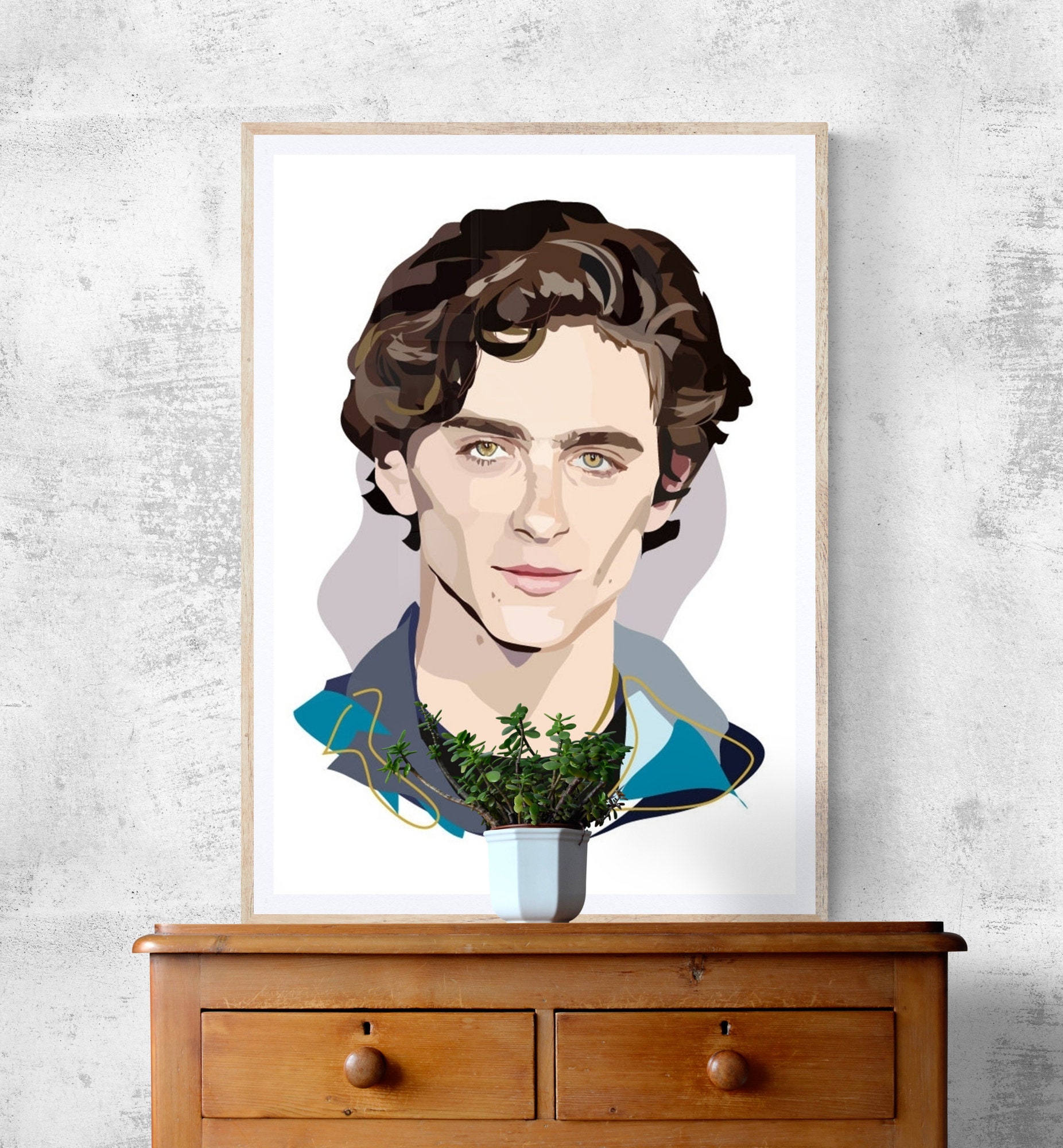 Prints Timothee Chalamet a4 art print Music & Movie Posters etna.com.pe