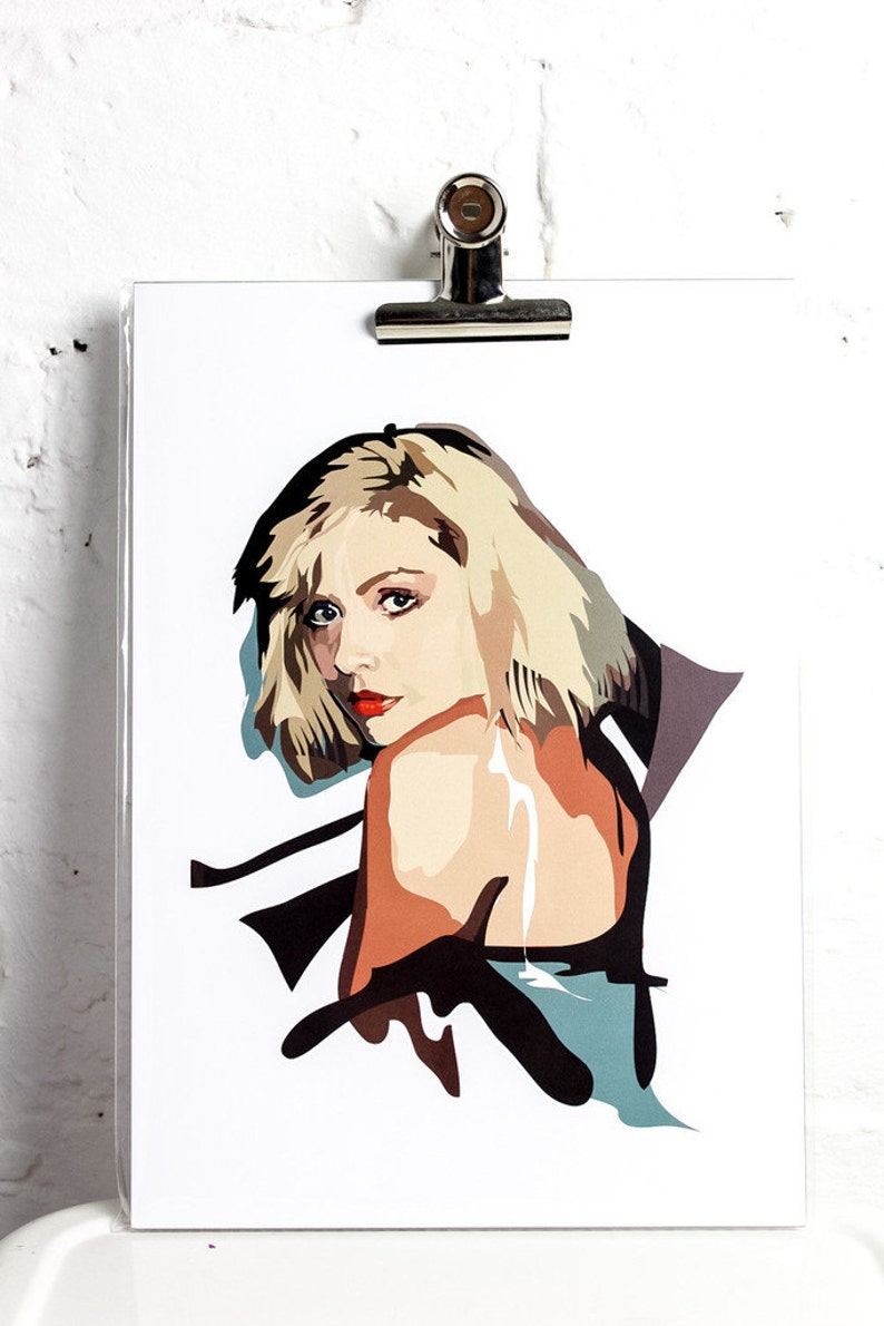 Debbie Harry Art Print Blondie Pop Music Pop Art - Etsy