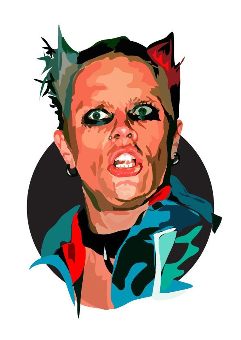 Keith Flint Art Print the Prodigy - Etsy