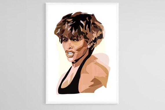 Tina Turner Art Print | Etsy