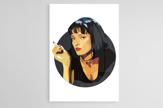 Pulp Fiction Uma Thurman Art