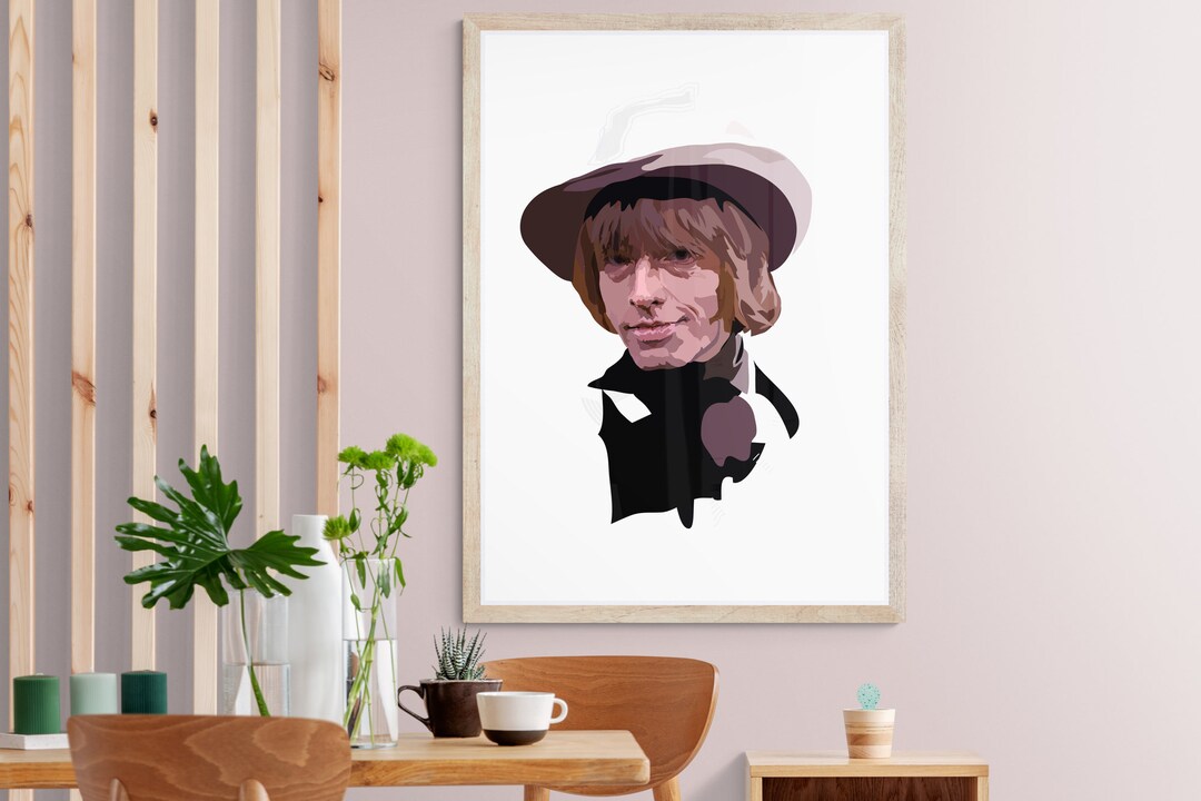 Brian Jones - Art Print - Music Print - Rolling Stones - Etsy
