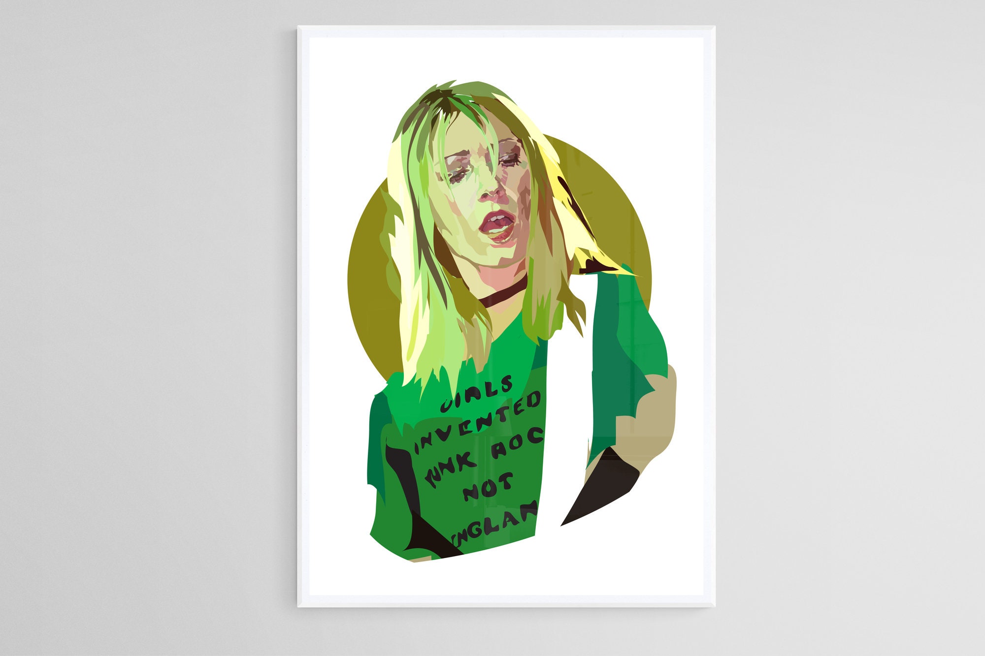 Kim Gordon - Art Print - Music Print - Punk - Etsy