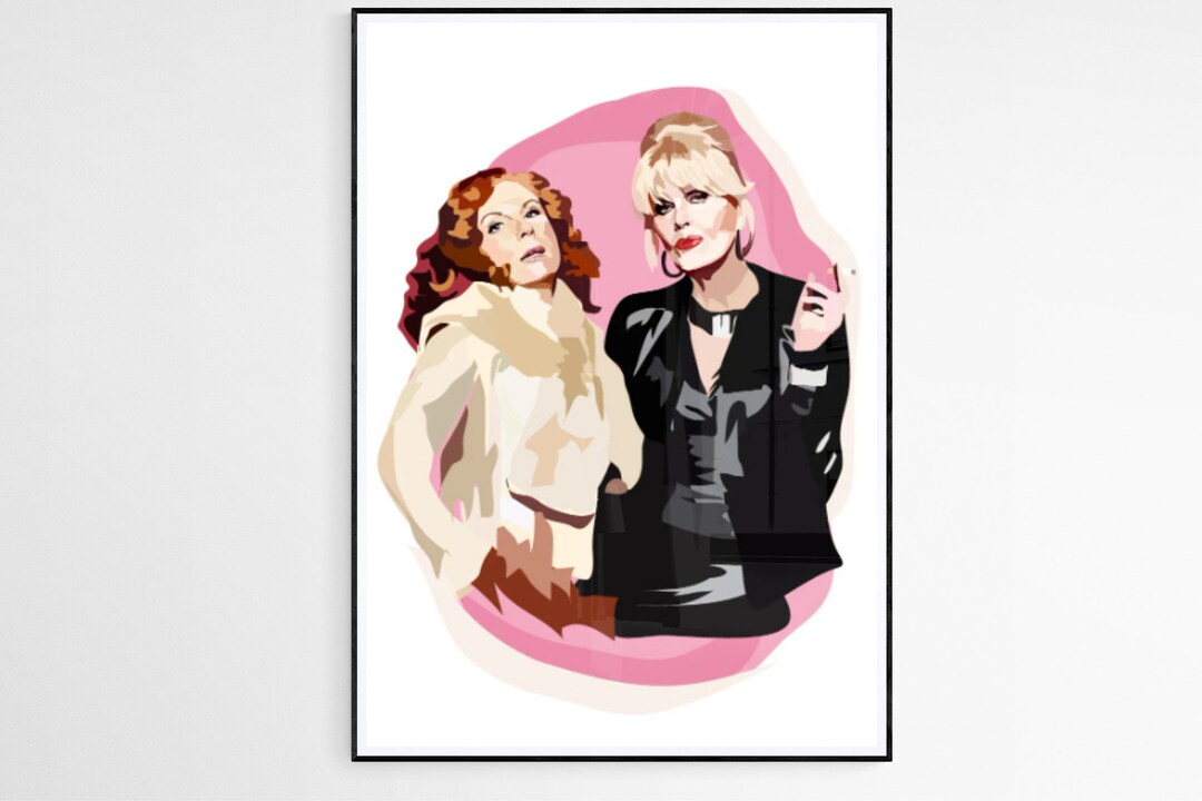 Ab Fab - Art Print - TV - Patsy Stone - Edina Monsoon - Etsy