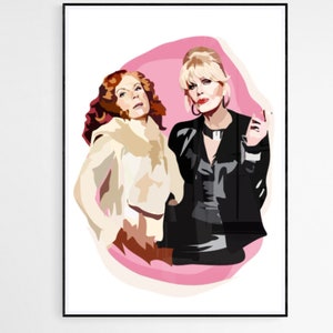 Ab Fab - Art Print - TV - Patsy Stone - Edina Monsoon - Etsy