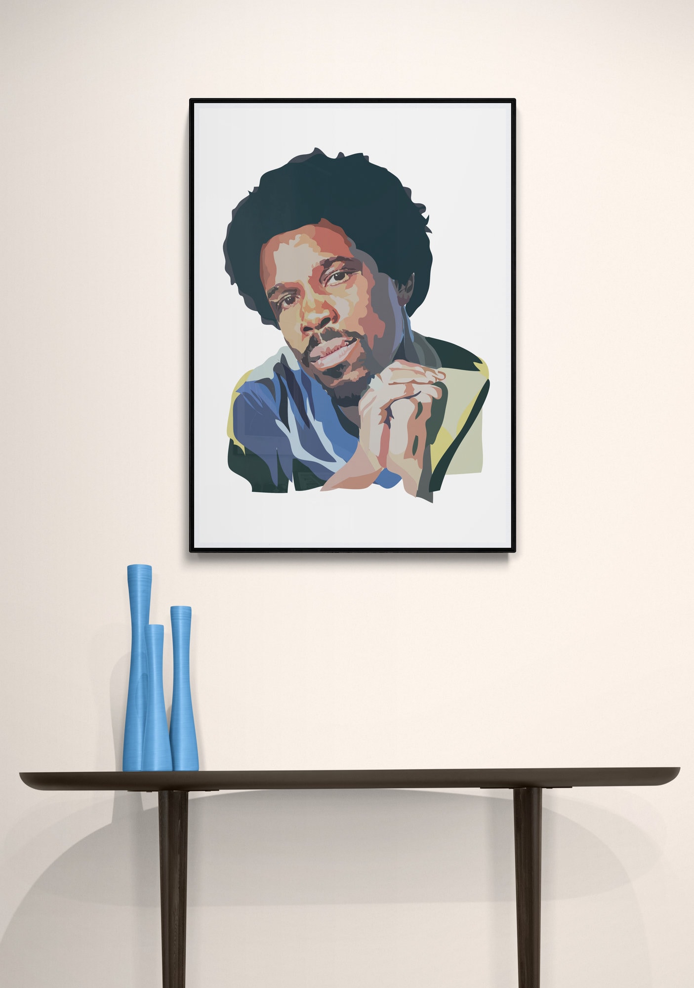 Billy Ocean - Art Print - Colour Portrait - Etsy
