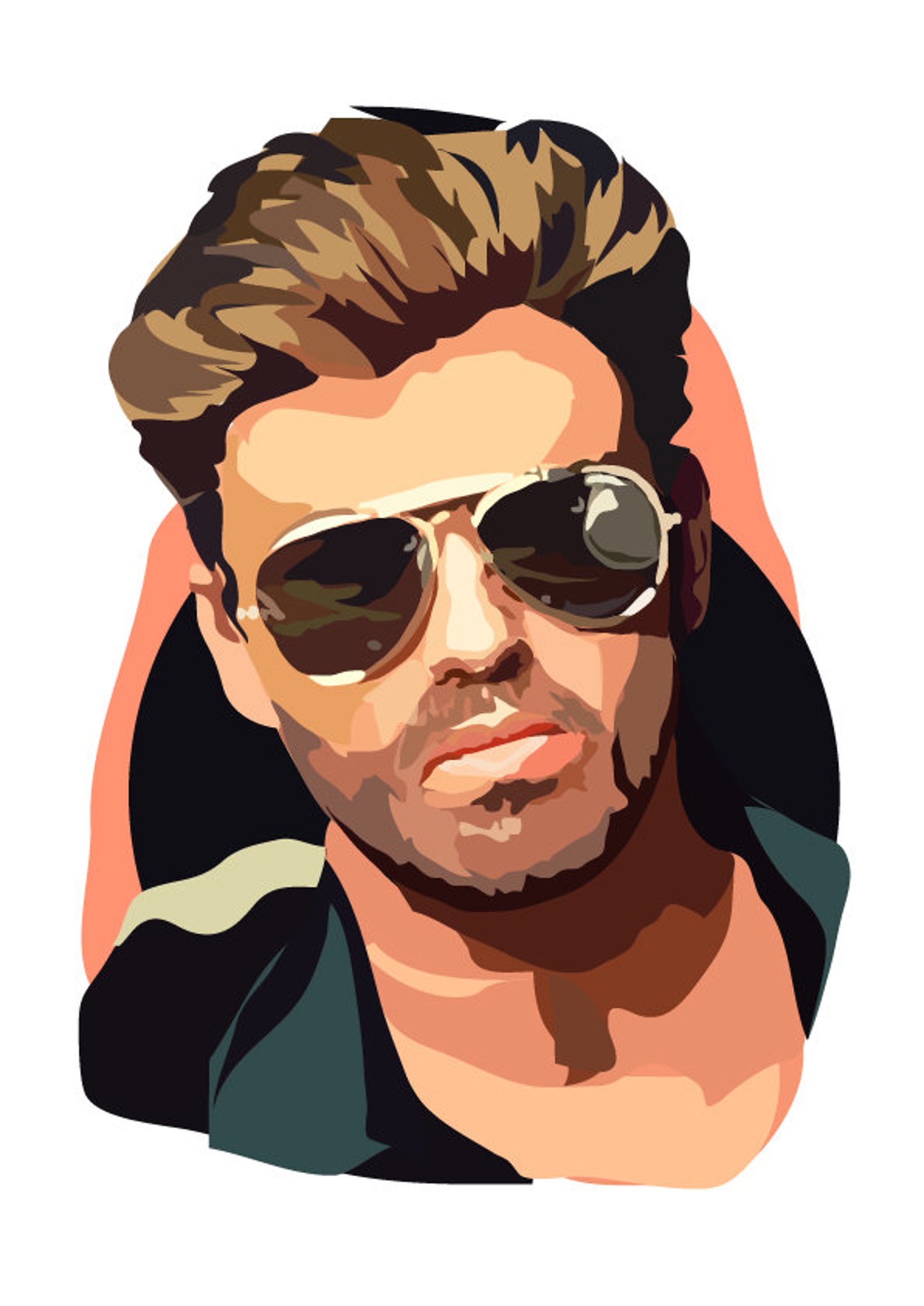 George Michael Art Print - Etsy