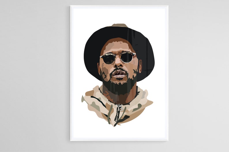 Schoolboy Q Art Print - Etsy