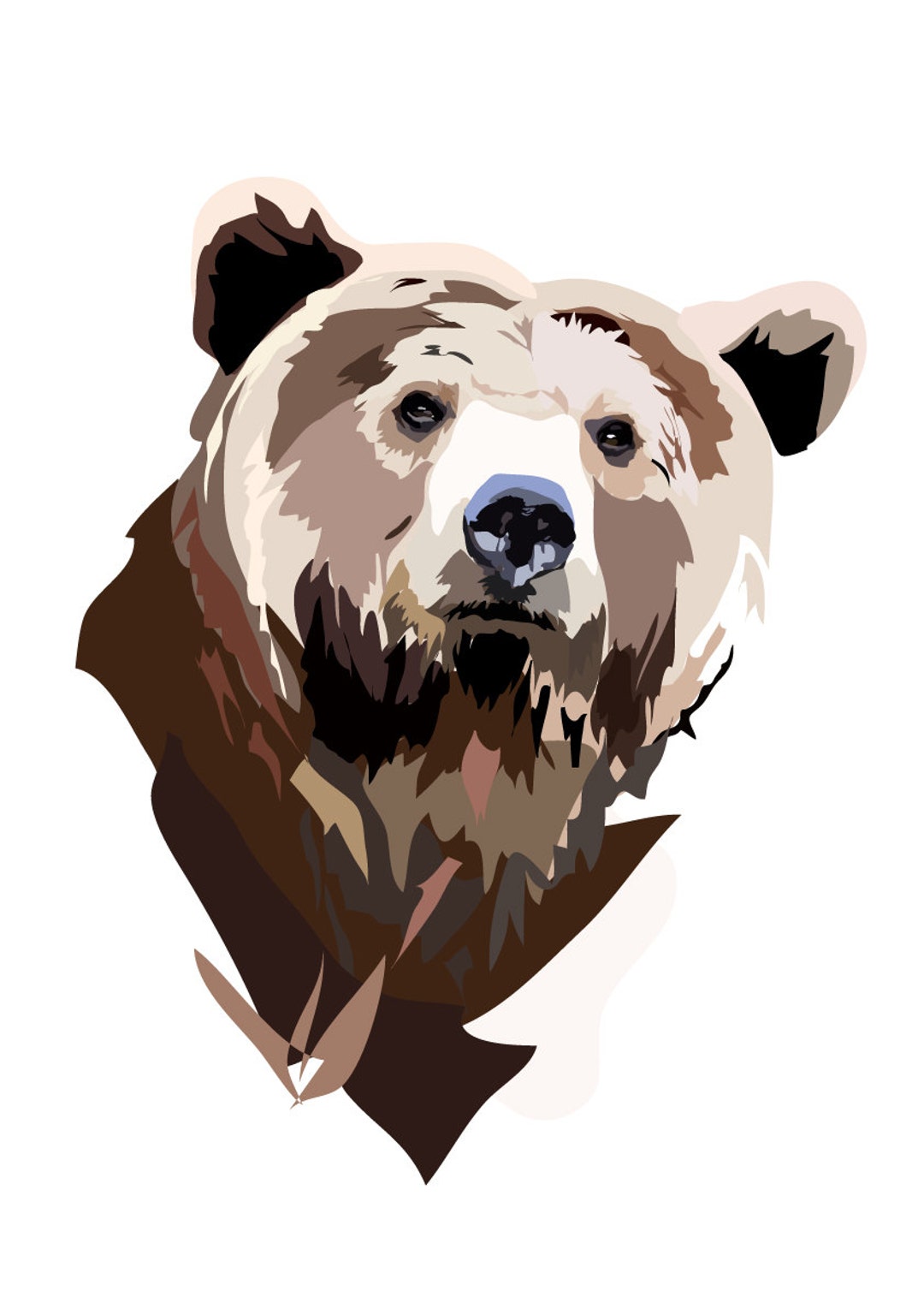 Bear Art Print - Etsy