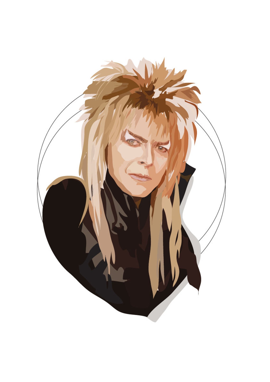 Jareth Labyrinth Goblin King David Bowie Art Print - Etsy