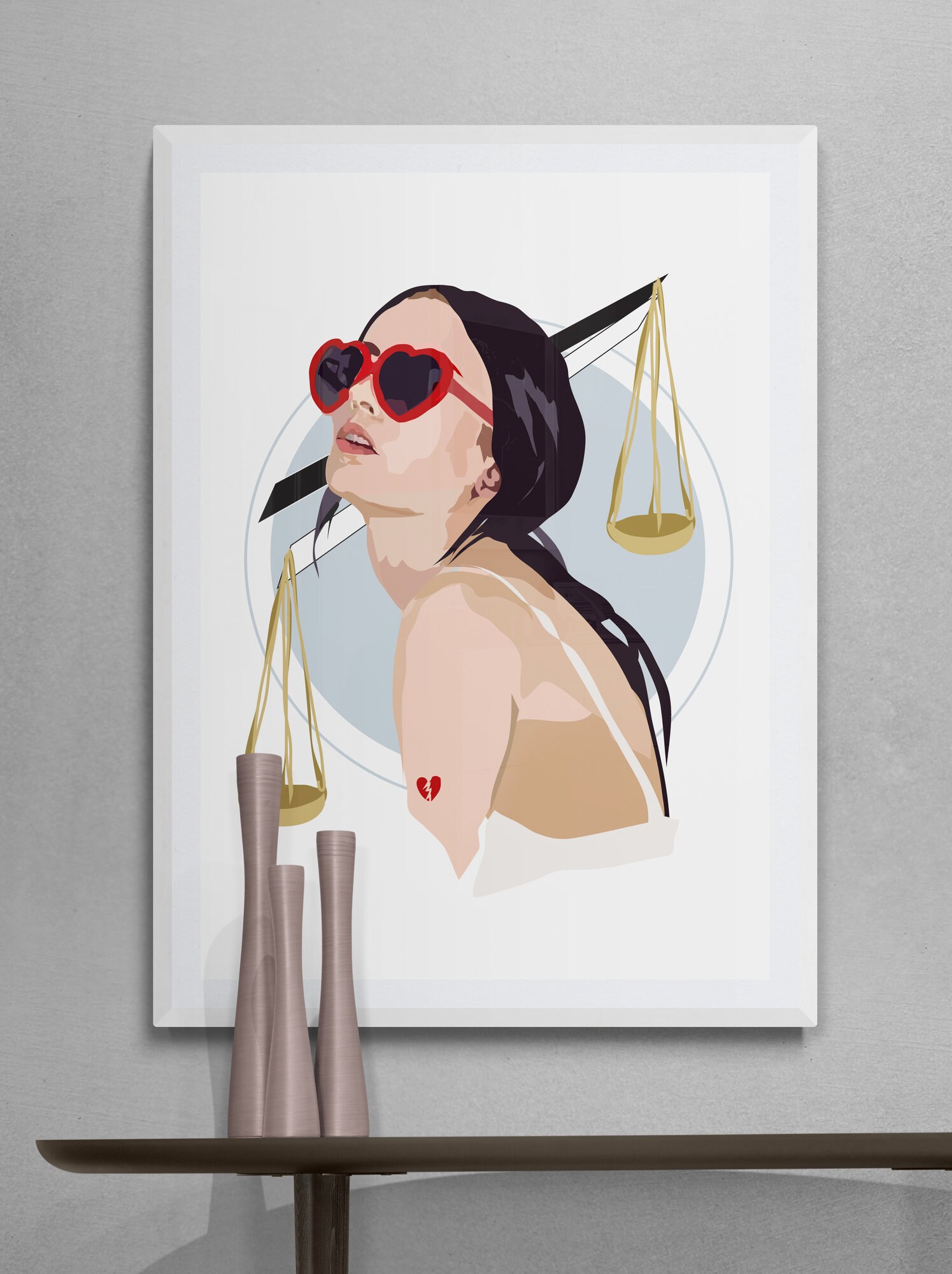 Libra Zodiac Art Print | Etsy