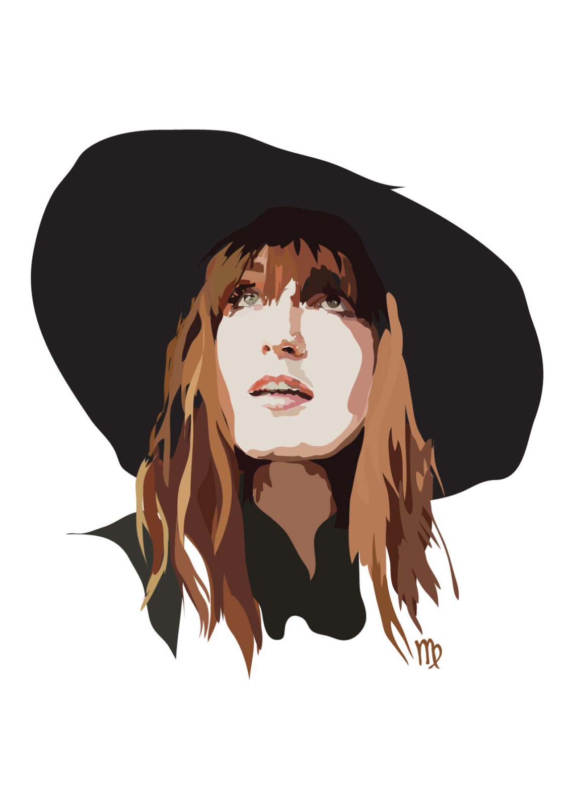 Florence Welch Florence the Machine Art Print Portrait - Etsy New Zealand