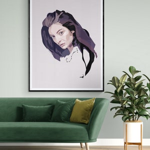 Lorde - Art Print - Etsy