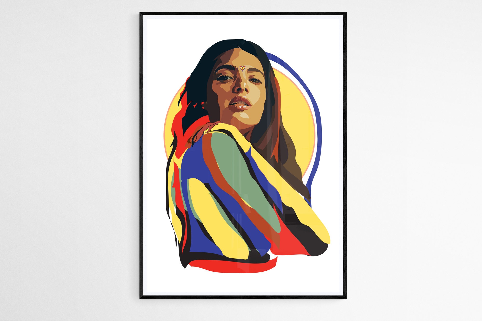 Heart Chakra Art Print Spiritual Positive Yoga | Etsy