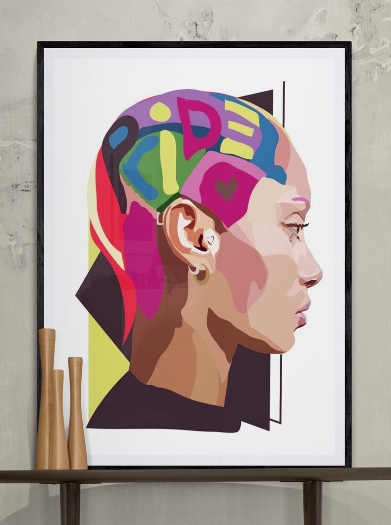 Pride Art Print Lgbtq Queer - Etsy