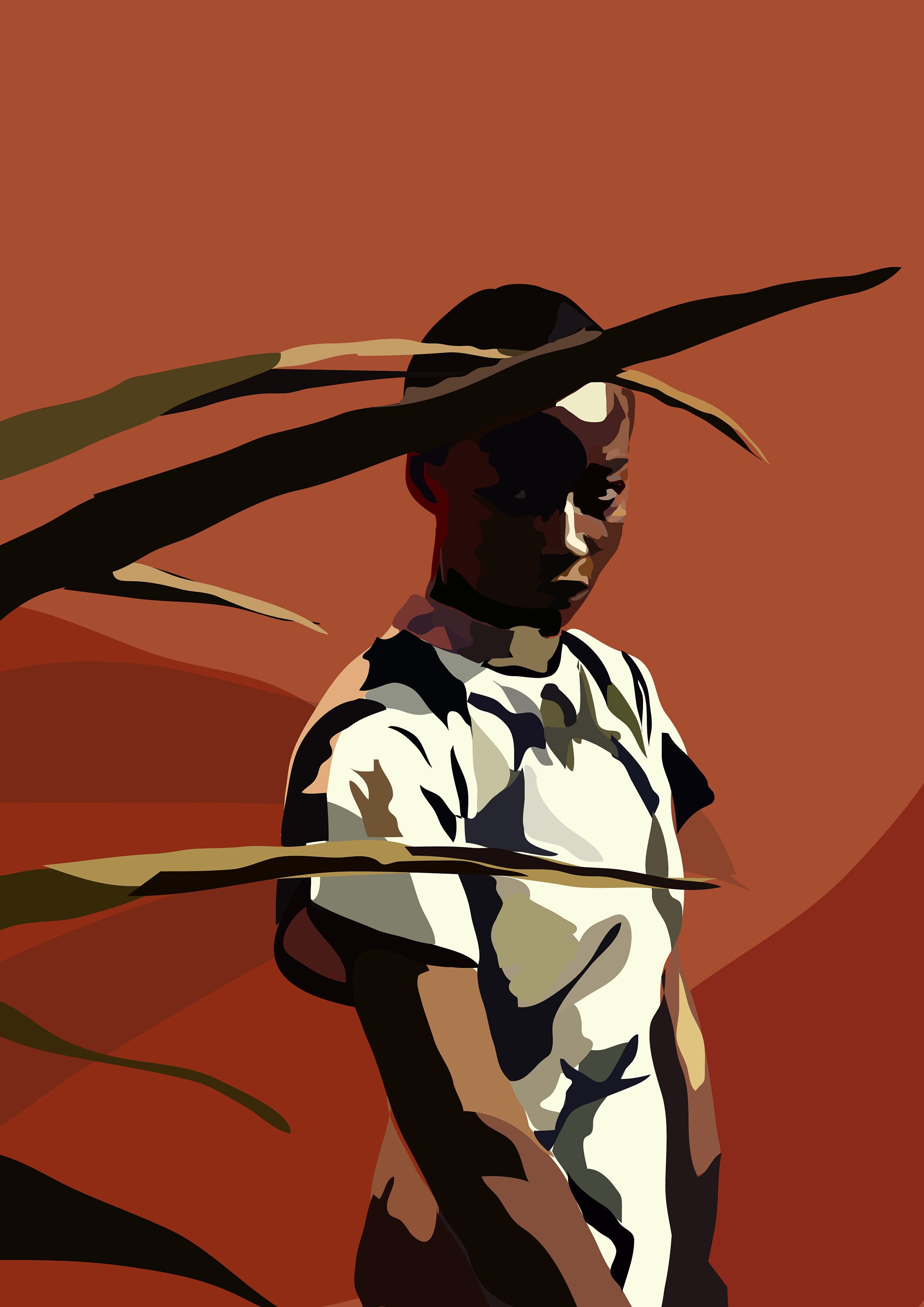 Emergence Art Print Spiritual Rebirth Shadow - Etsy