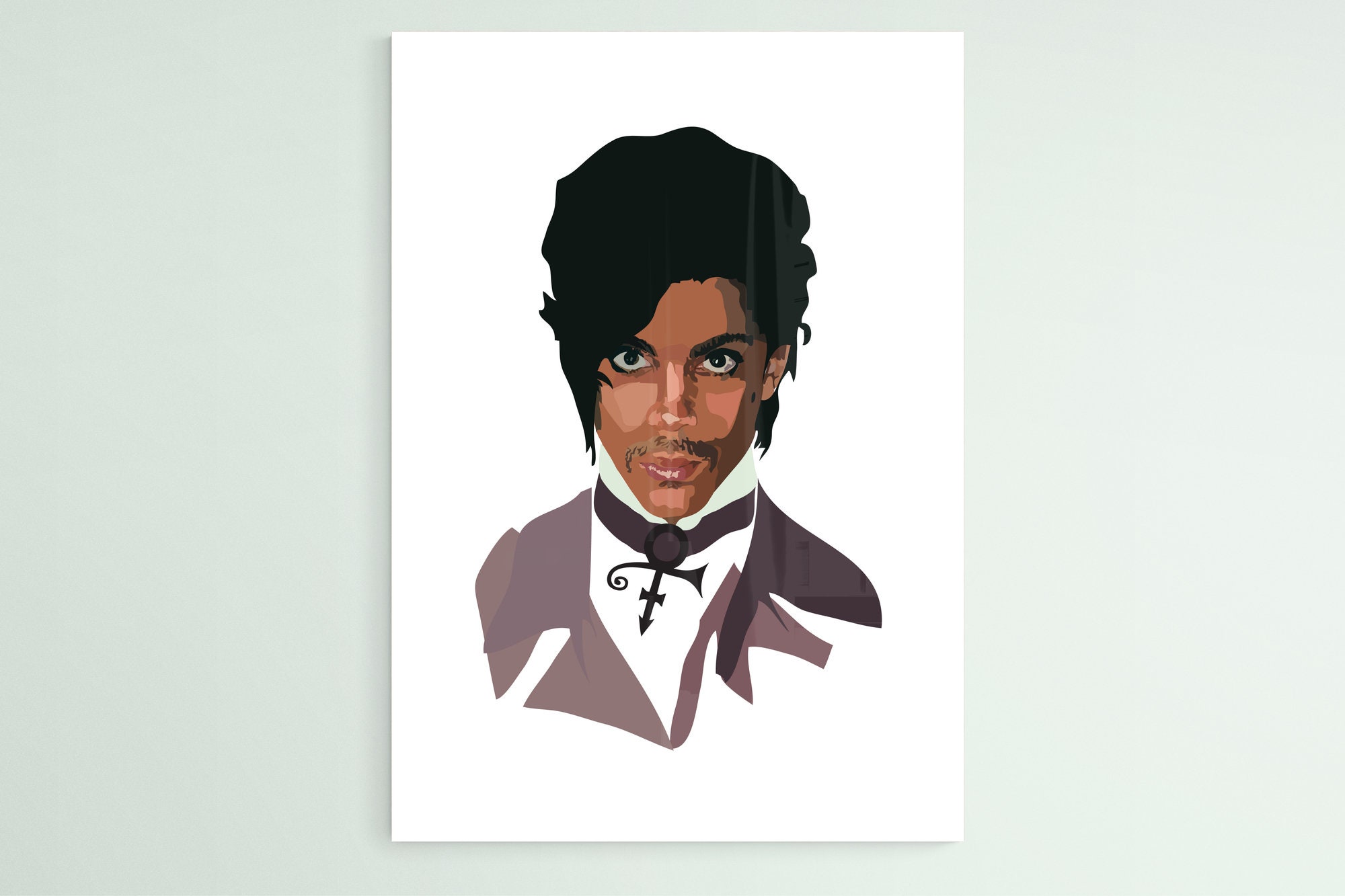 Prince Art Print With Symbol - Etsy