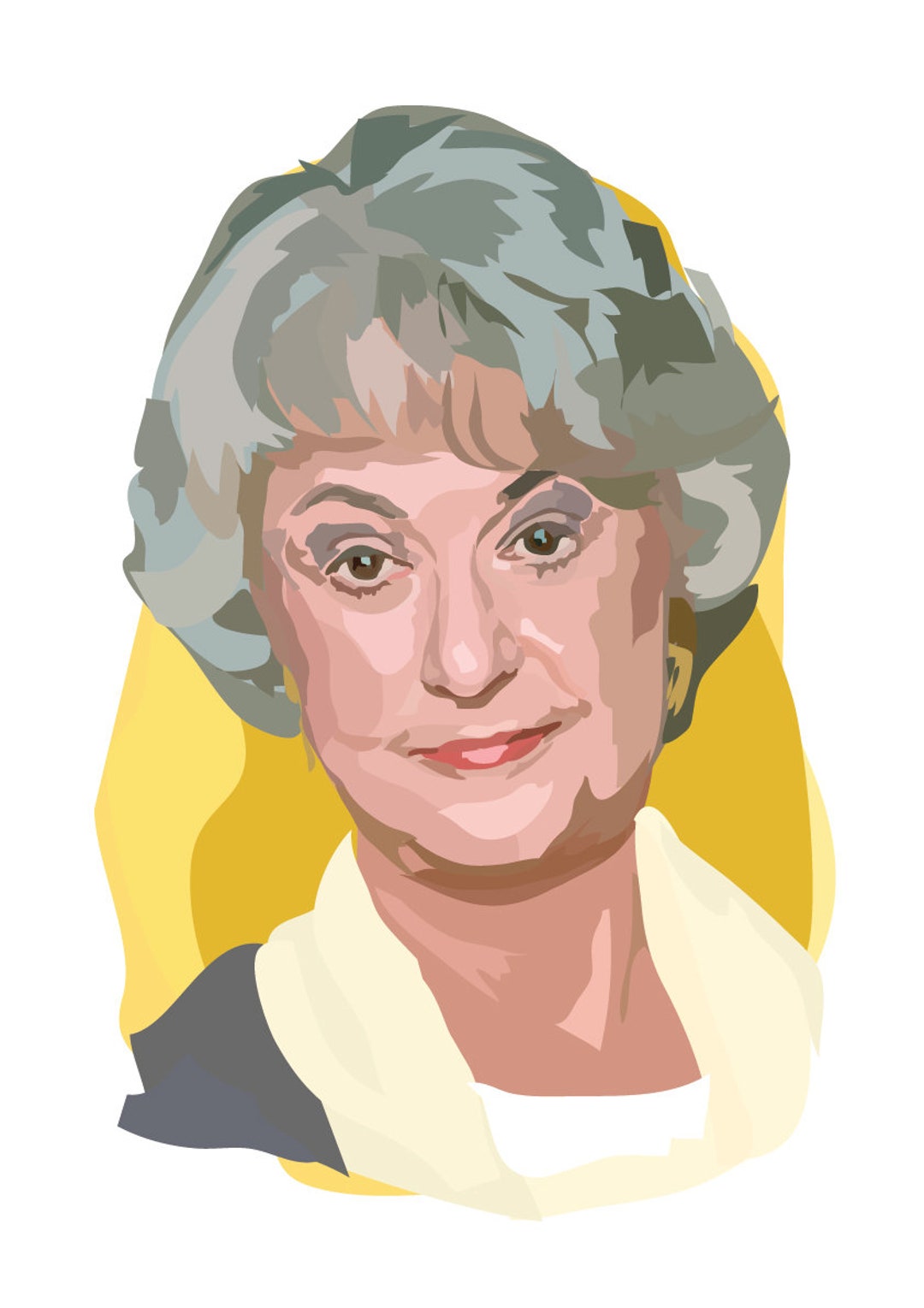 Bea Arthur Art Print Dorothy Golden Girls - Etsy