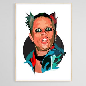 Keith Flint Art Print the Prodigy - Etsy