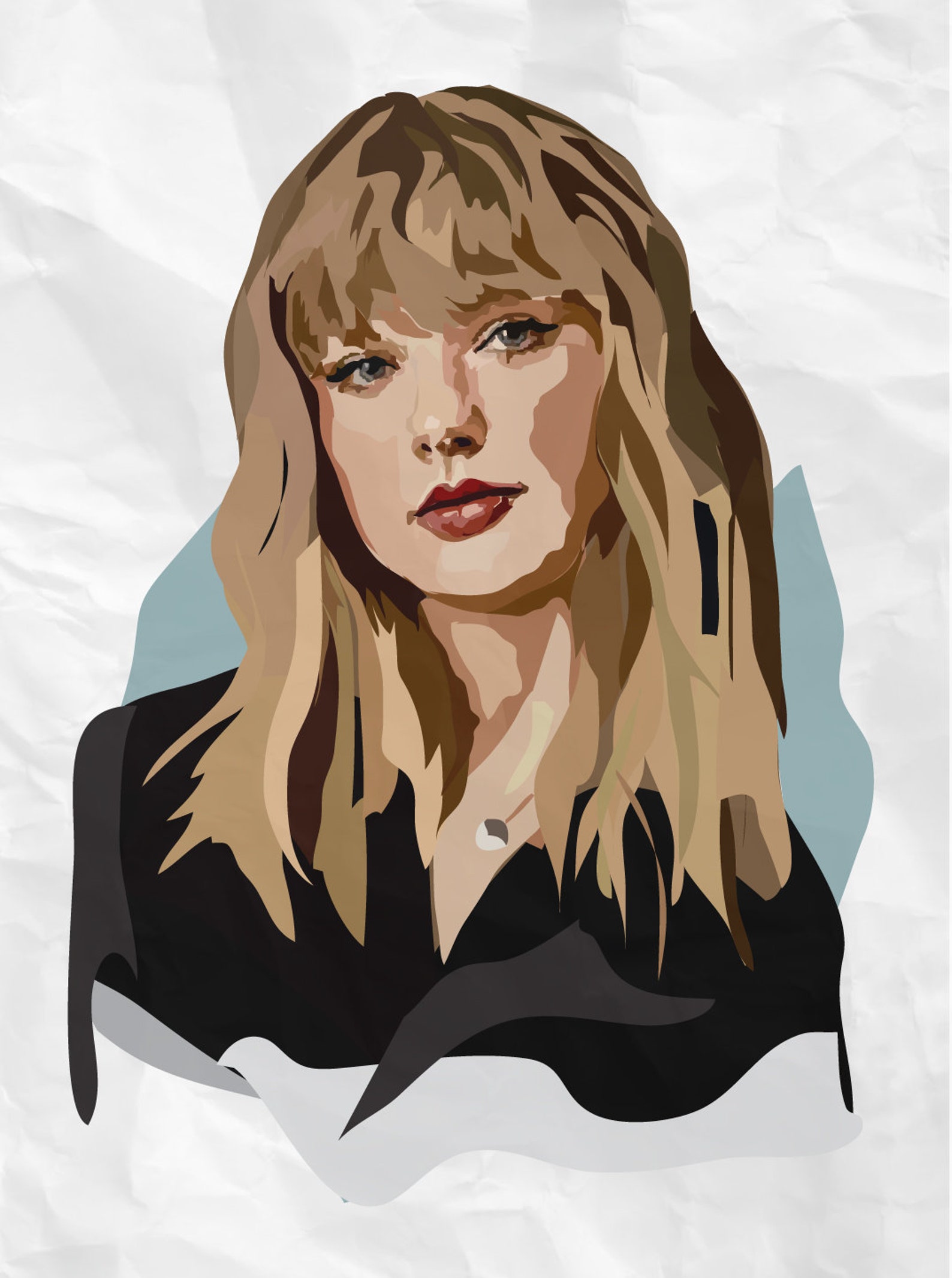 Custom Celebrity Illustration - Digital Copy ONLY - Print Available on ...