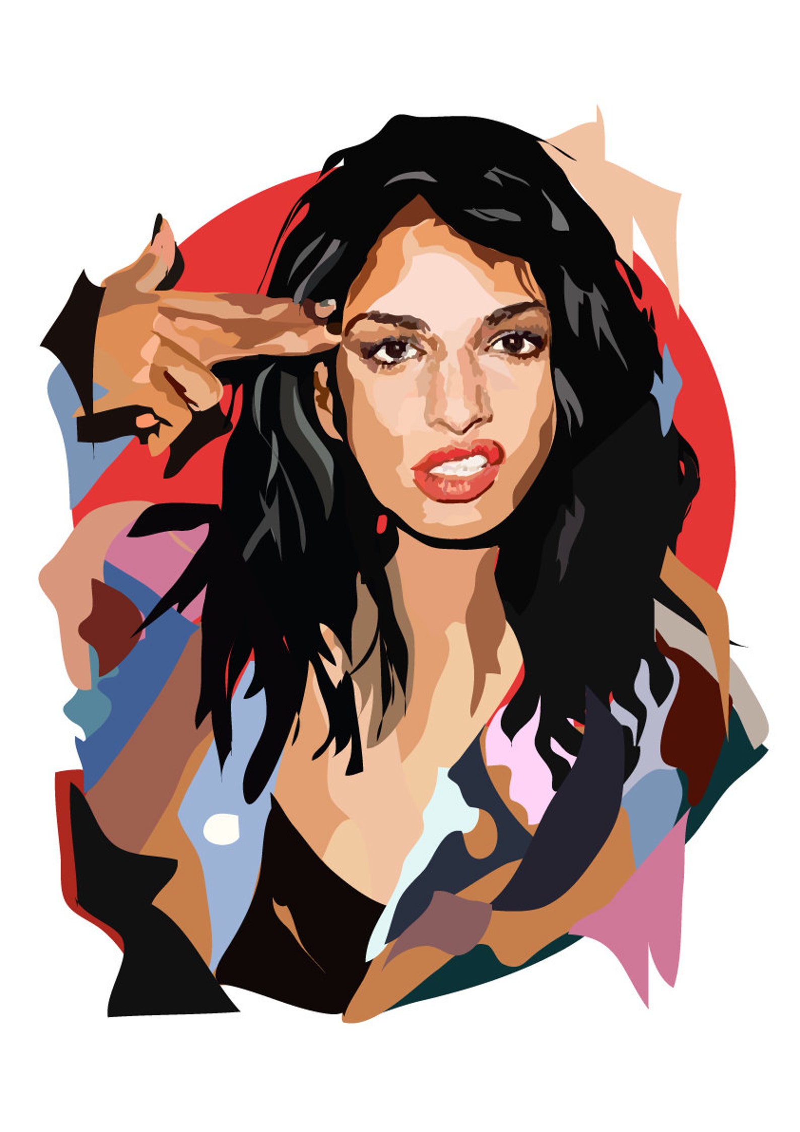 Custom Celebrity Illustration Digital Copy ONLY Print | Etsy