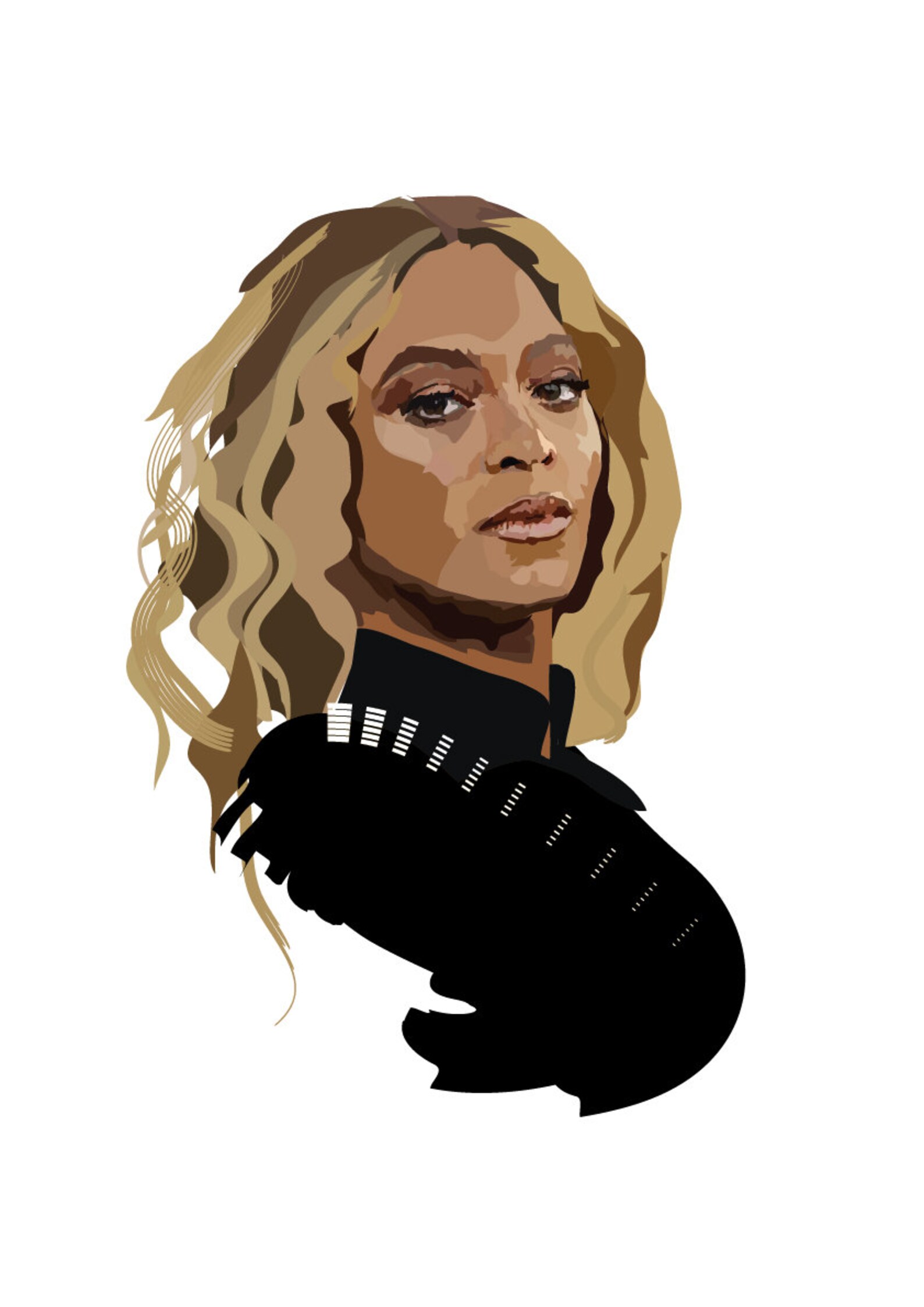 Beyonce Art Print Portrait Print Celebrity Print - Etsy