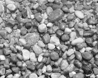 10x20 or 12x24 Pebble Beach print water and rocks | Etsy