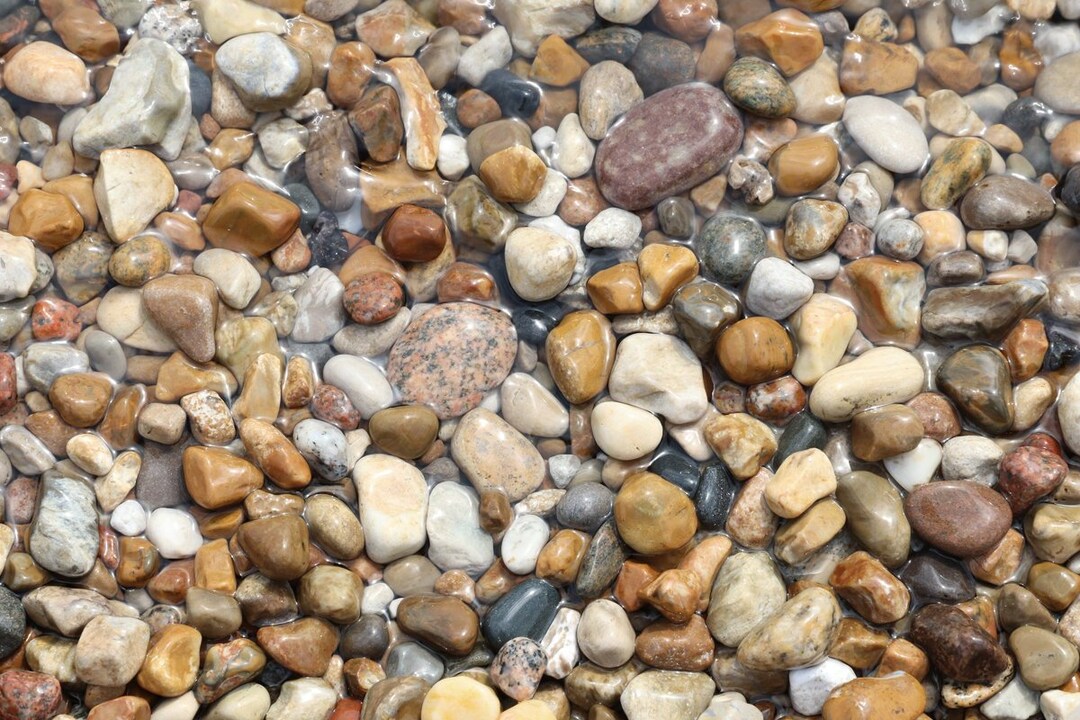 Pebbles Art Print, Pebble Beach Photography, Paper or Canvas Picture ...