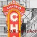 VERTICAL Chicago Theater Print, Chicago Photo With Pop of Red Color ...