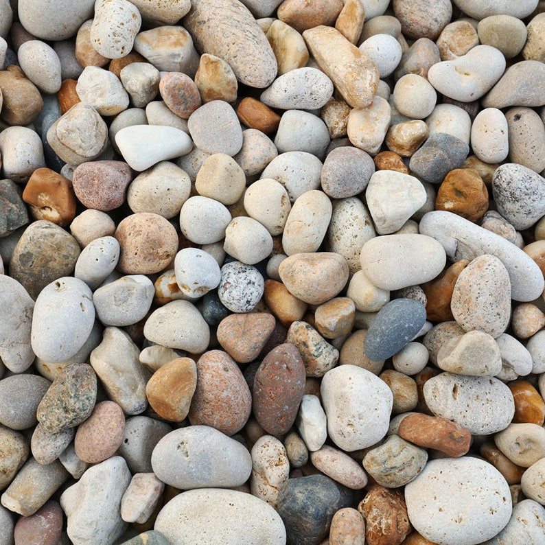 Pebbles art print pebble beach photography paper or canvas | Etsy