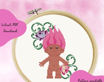 TROLL Cross Stitch Pattern - Etsy