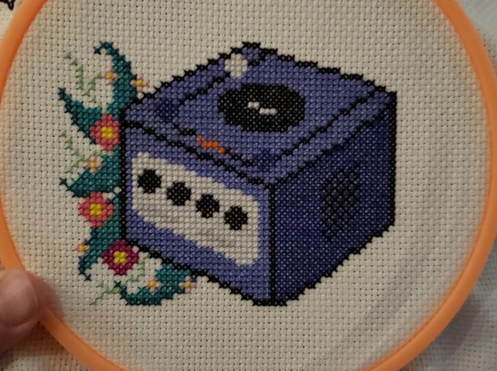 Floral Nostalgia Gamecube Cross Stitch Pattern Instant Download - Etsy