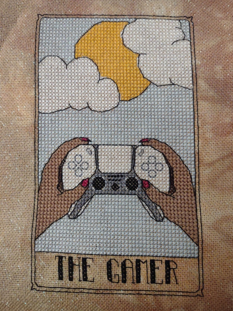 Gamer Tarot: the Modern Gamer - Cross Stitch Pattern - Instant Download ...