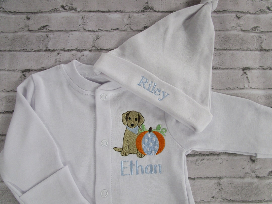 Newborn Baby Boy Coming Home Outfit/puppy Newborn Romper/ Fall Baby ...