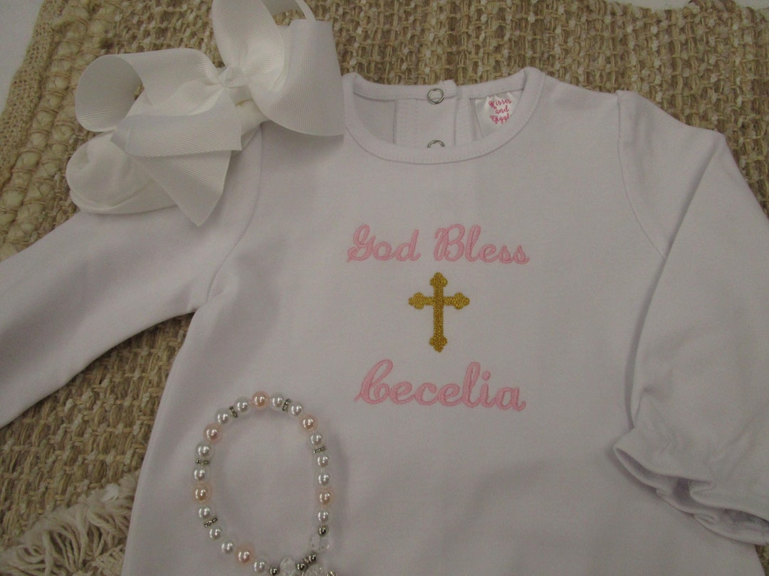 Girl Christening Outfit, Girl Baptism Outfit,baby Dedication, Baby Girl ...