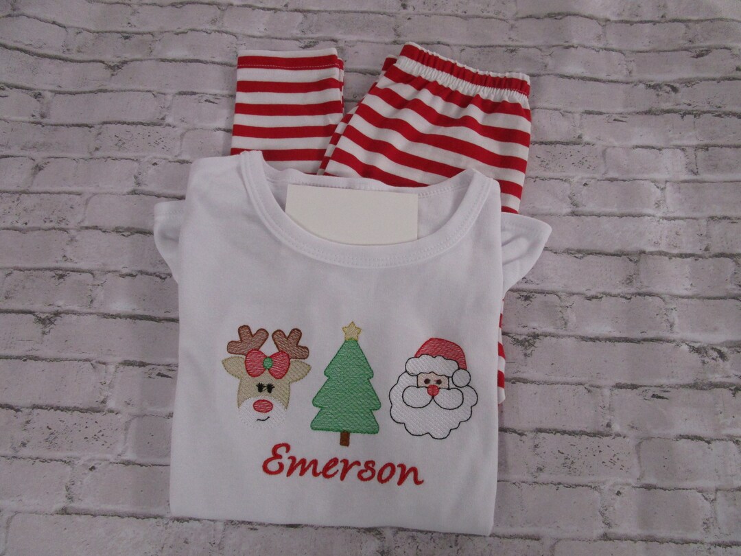 Girl Christmas Outfit-matching Sibling Christmas Outfits-girl Christmas ...
