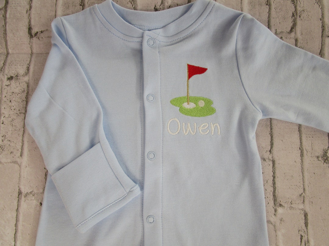 Personalized Newborn Boy Golf Coming Home Outfit/golf Newborn Romper ...