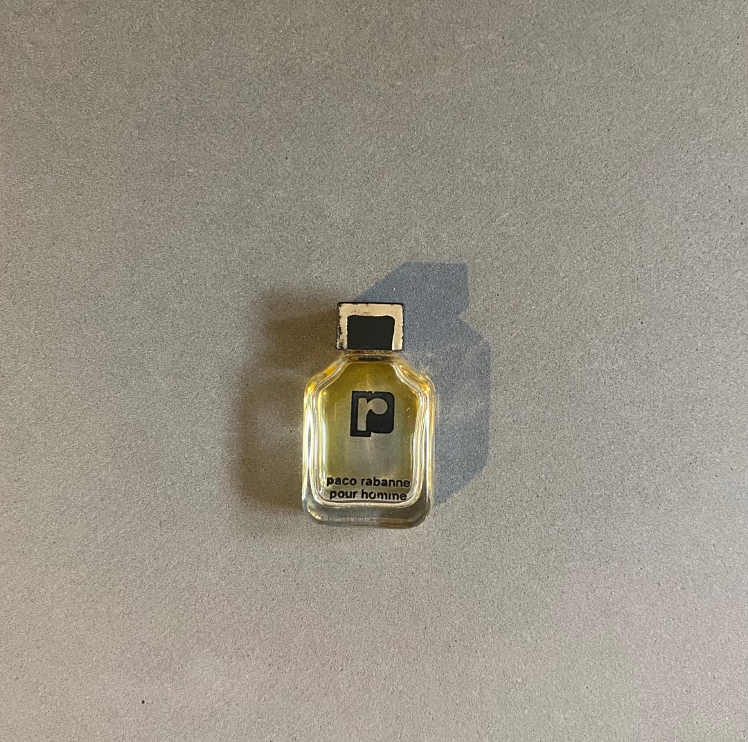 Vinage Miniature Sample Men's Cologne Bottle Paco Rabanne Pour Homme - Etsy