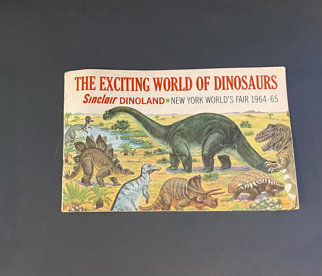 Vintage Sinclair Oil Dinosaur Pamphlet From 1964-1965 New York World’s ...