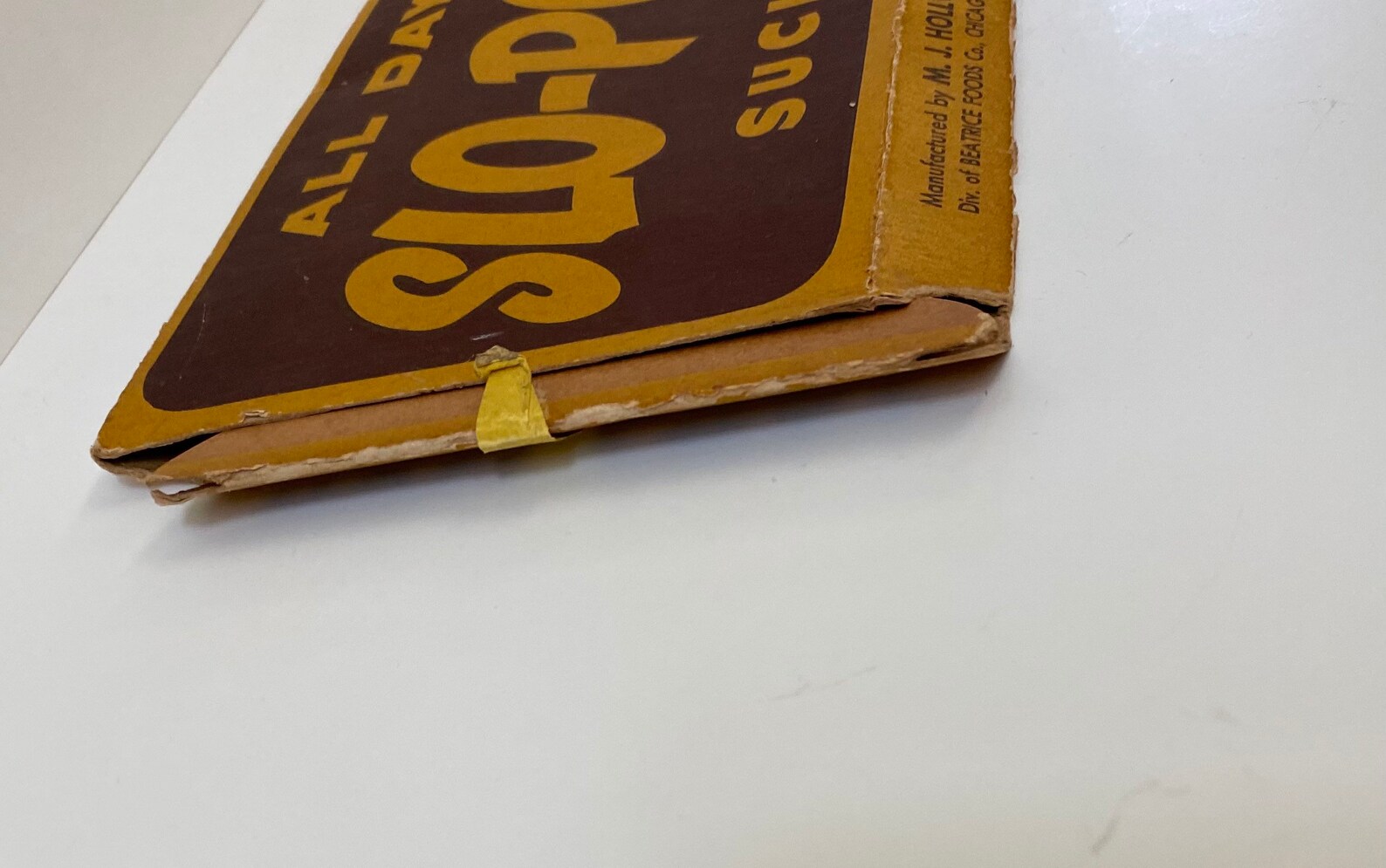 Vintage 1970’s M.J. Holloway & Co Slow-poke All Day Sucker Large Box - Etsy
